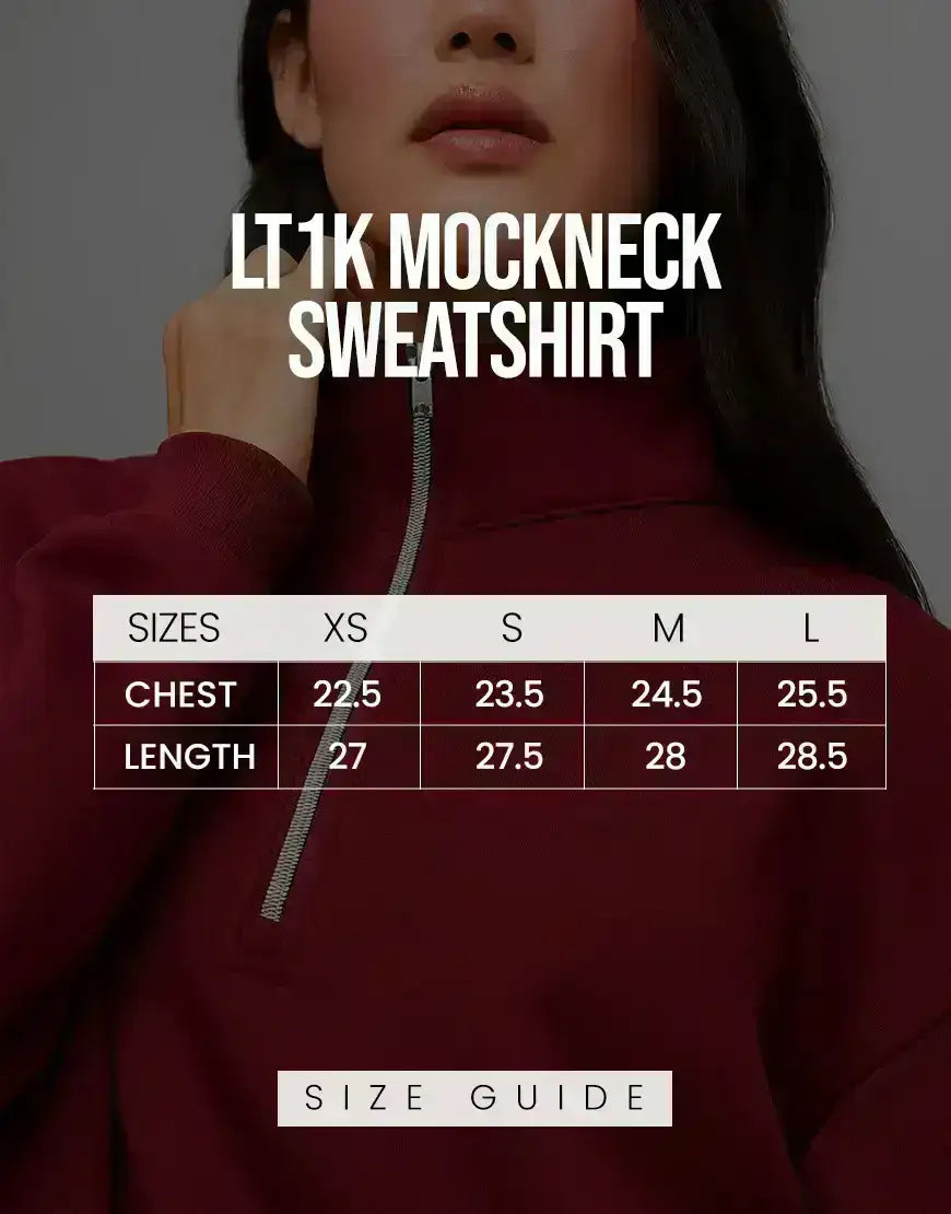 LT1K Maroon Oversize Zip-Mock Sweatshirt. – lessthan1thousand